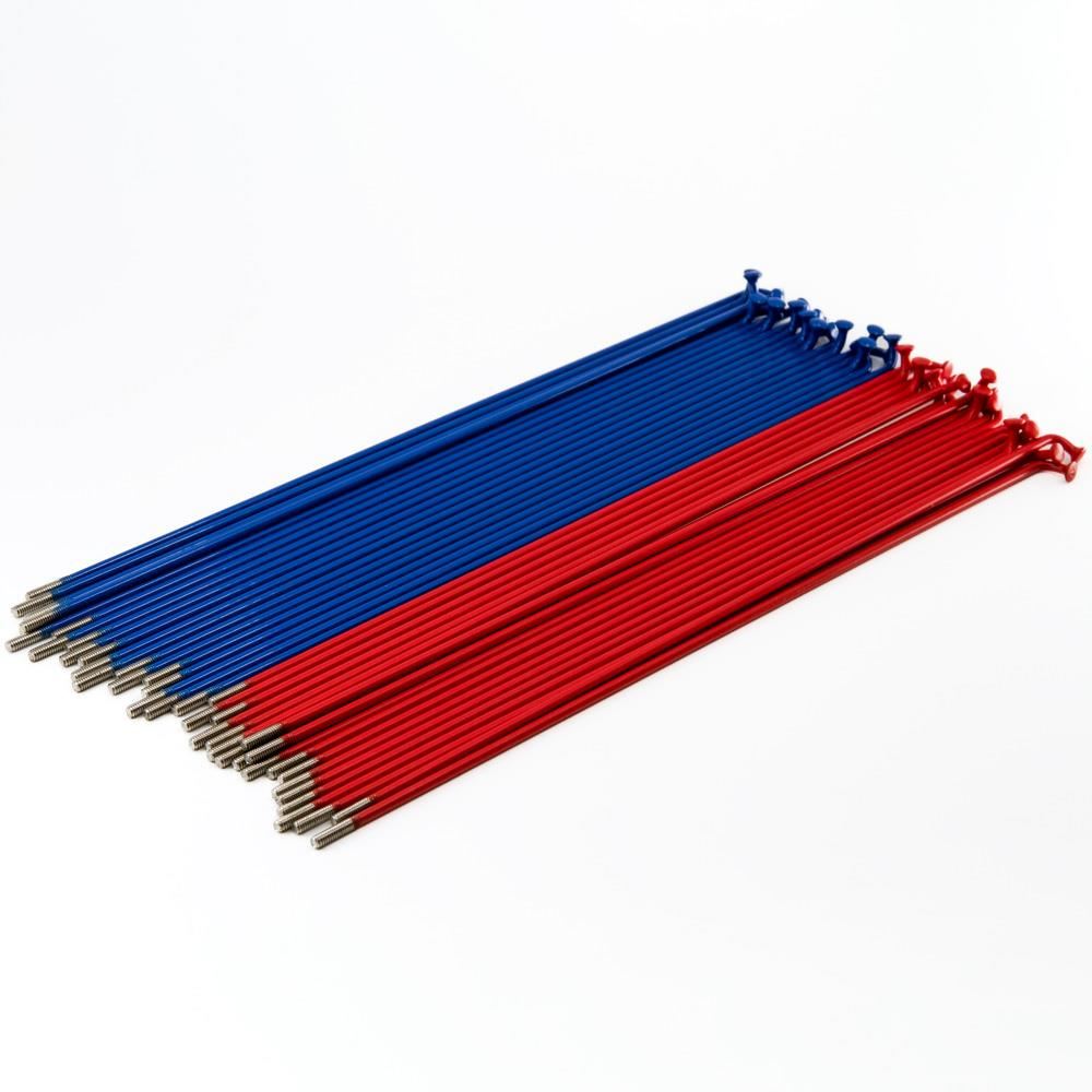 Source Stainless Spokes (40 Pack) - Blue/Red – Source BMX - EU
