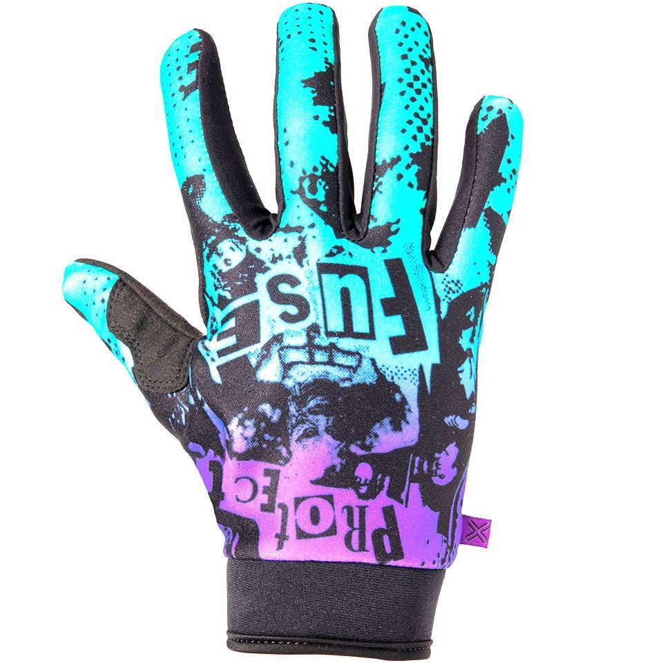 Fuse Chroma Shred Gloves - Purple/Teal Fade – Source BMX - EU