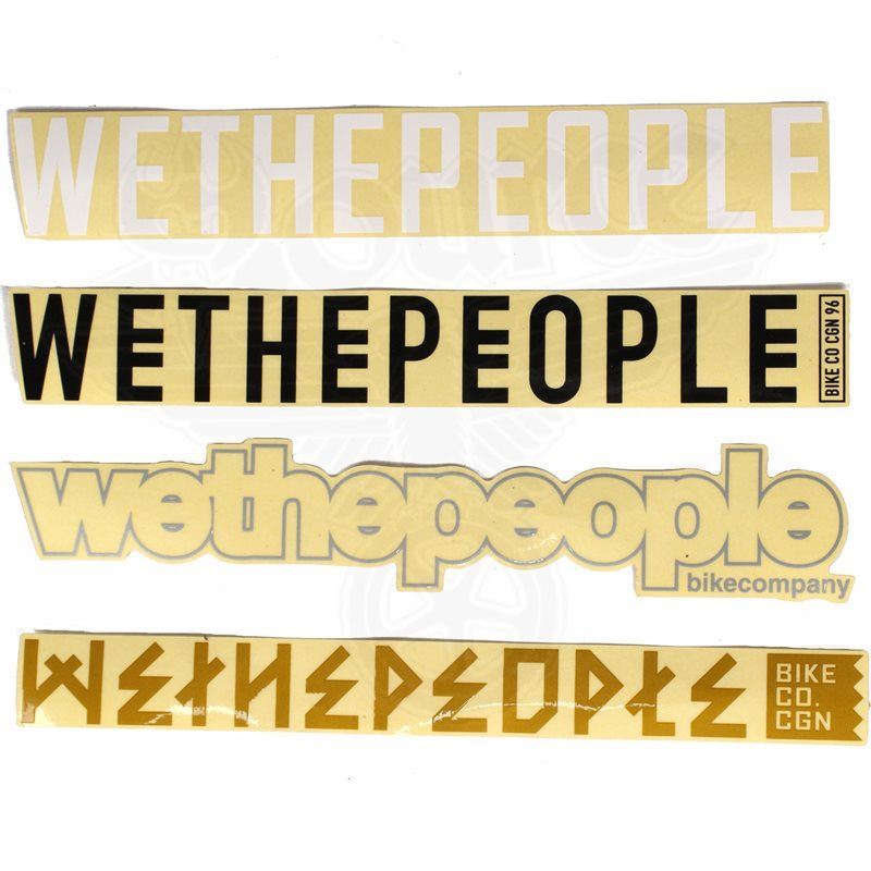 Wethepeople 4 Big Frame Sticker Pack – Source BMX - EU